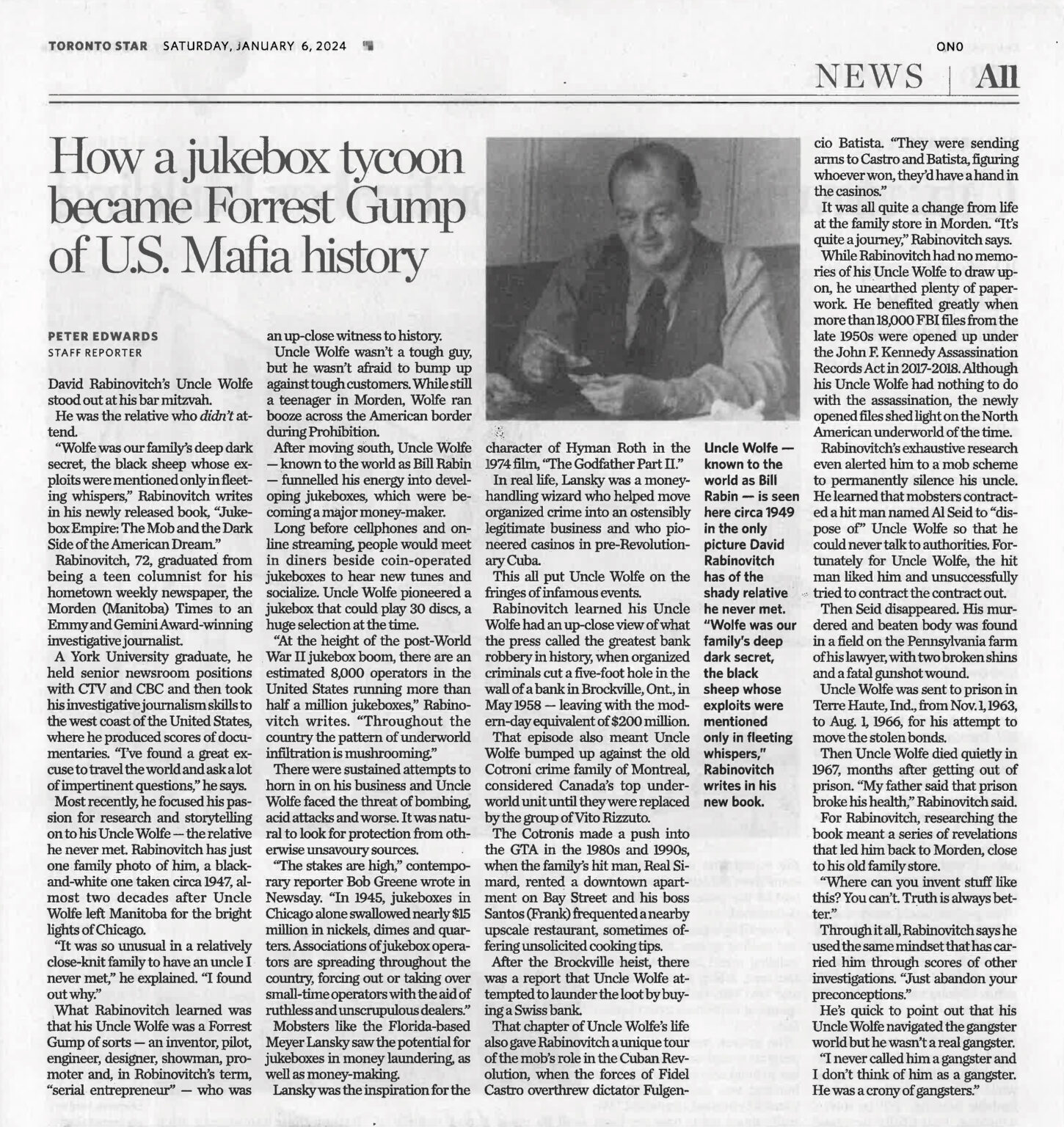 Feature in the Toronto Star - Jukebox Empire